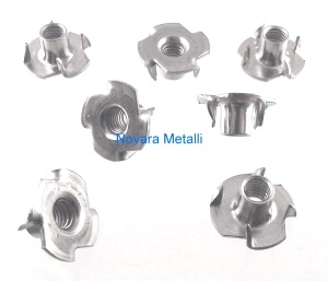 Dadi a RAGNO inox per LEGNO