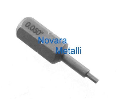 INSERTI ESAGONALI in pollici