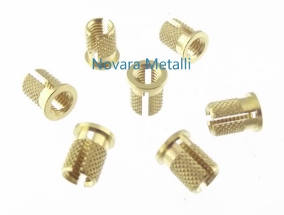 Inserti filettati x plastica