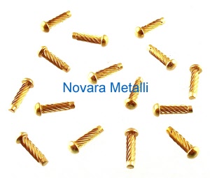 Brass Plated Self Tapping Rivets